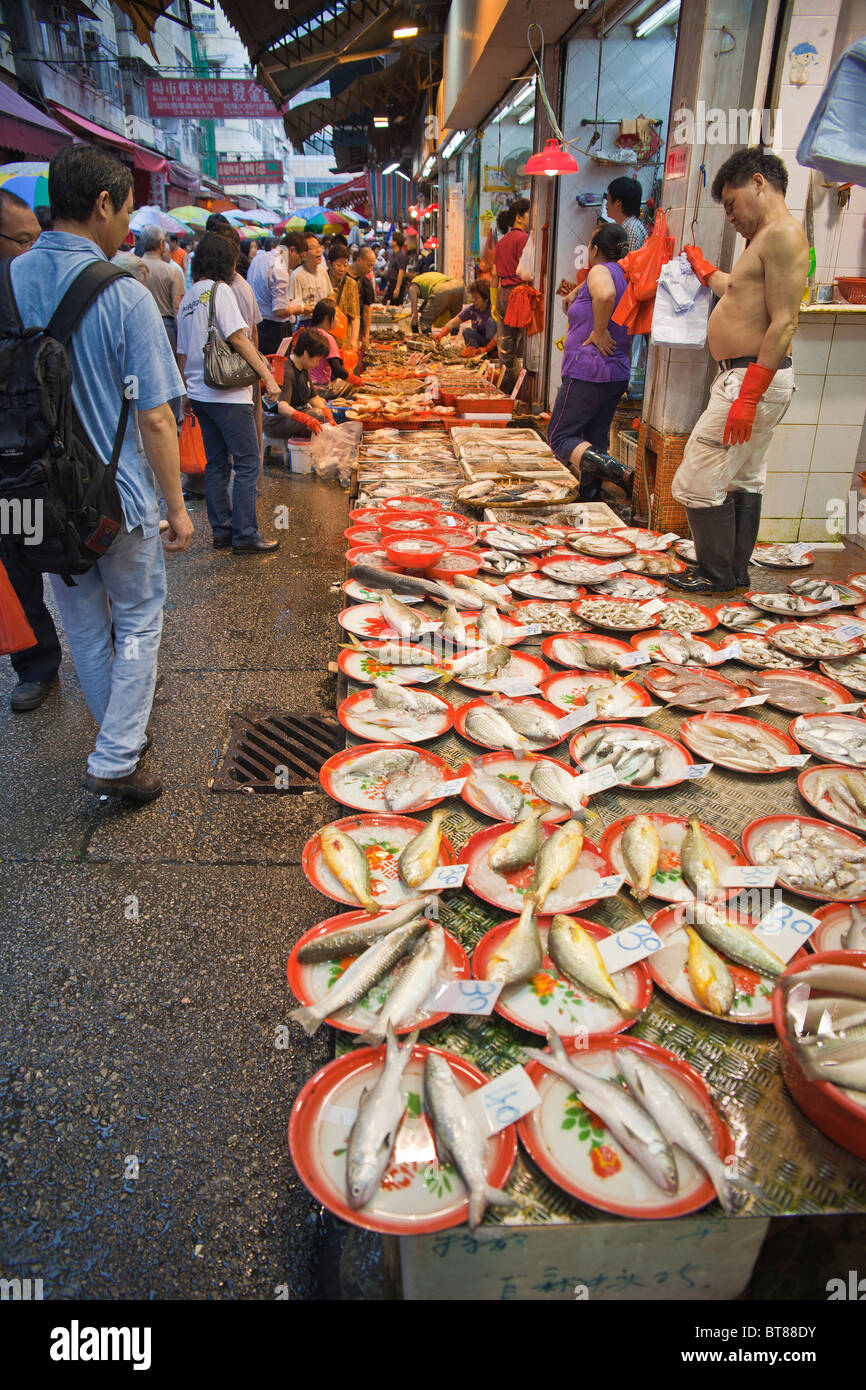 Kowloon Fish Market, Hong Kong China Stock Photo - Alamy