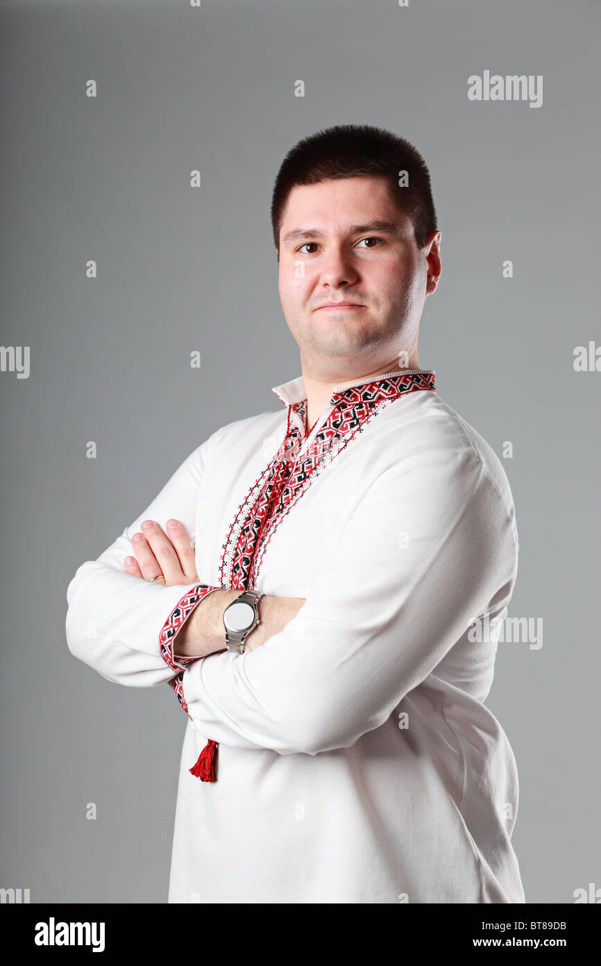 Ukrainian man in traditional clothing Stock Photo - Alamy