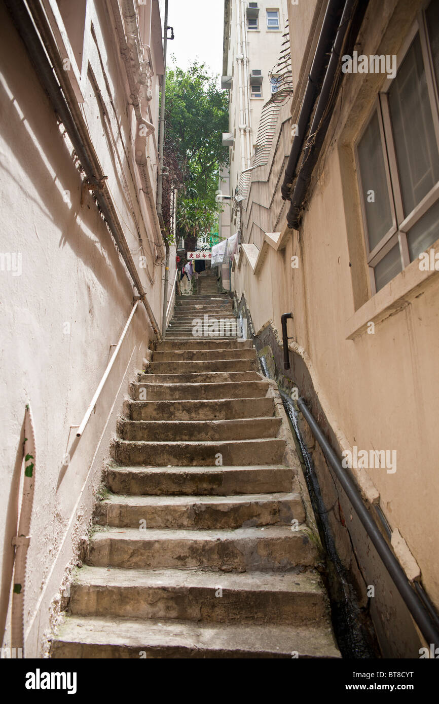Street stairway in hong kong hi-res stock photography and images - Alamy
