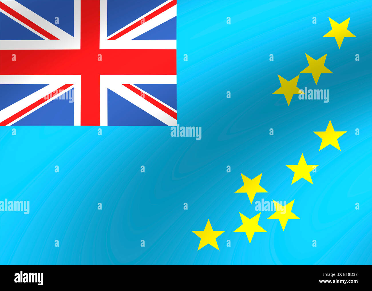 Tuvalu flag hi-res stock photography and images - Alamy