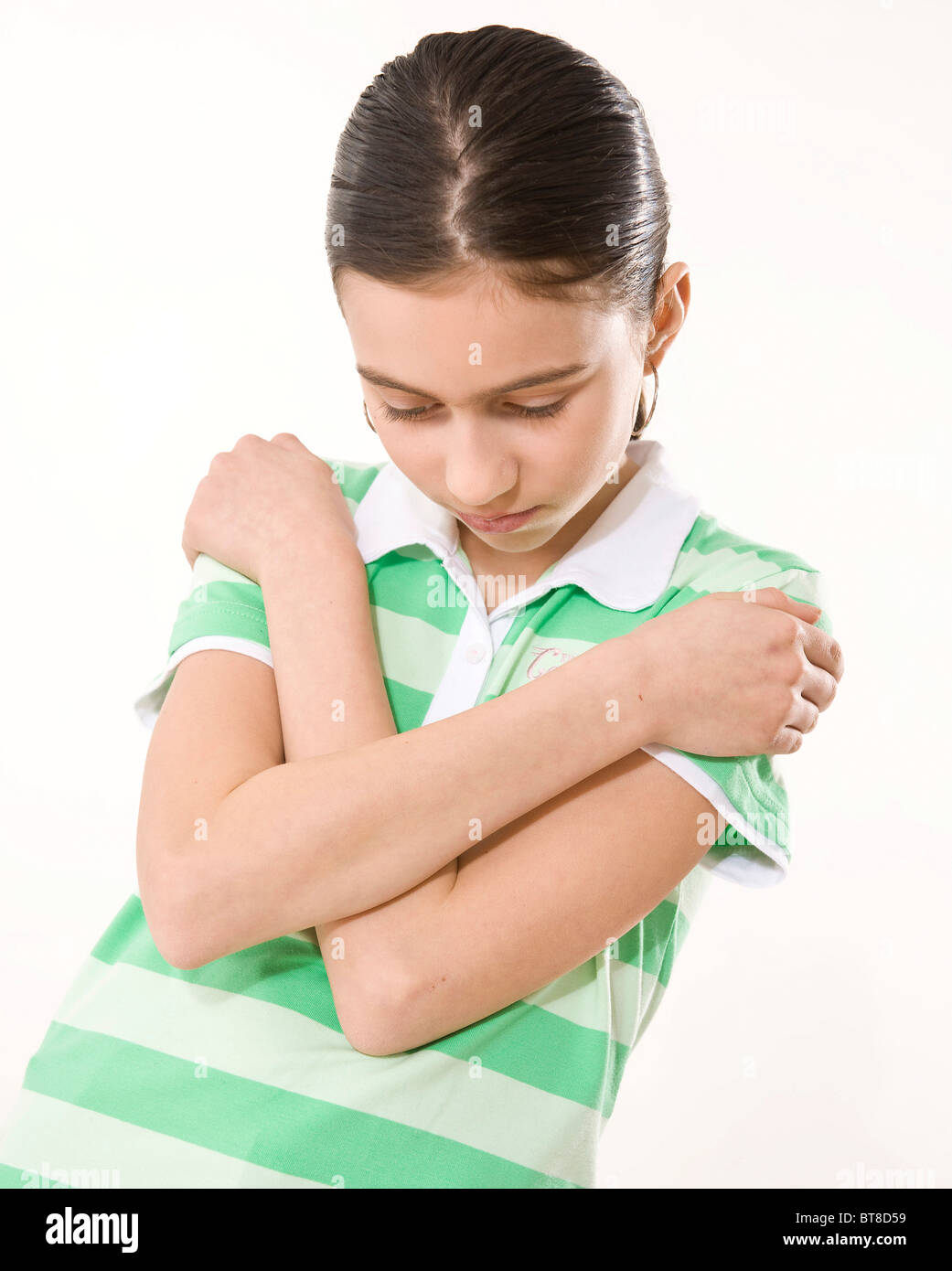 Shy girl 12 hi-res stock photography and images - Alamy