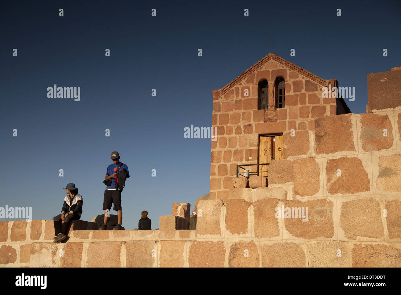 Djebel Musa or Mount Sinai near Saint Katherine or El Miga village ...