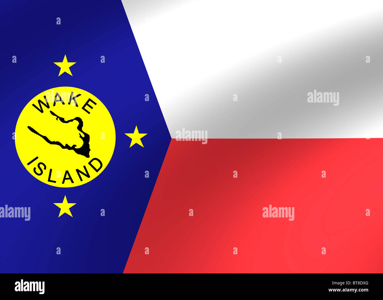 Wake island flag hi-res stock photography and images - Alamy