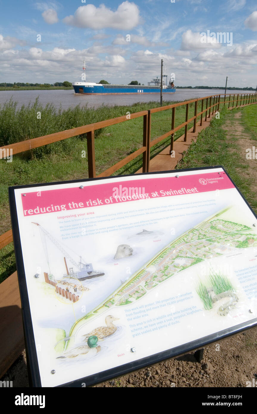 swinefleet flood protection work on the humber estuary environment ...
