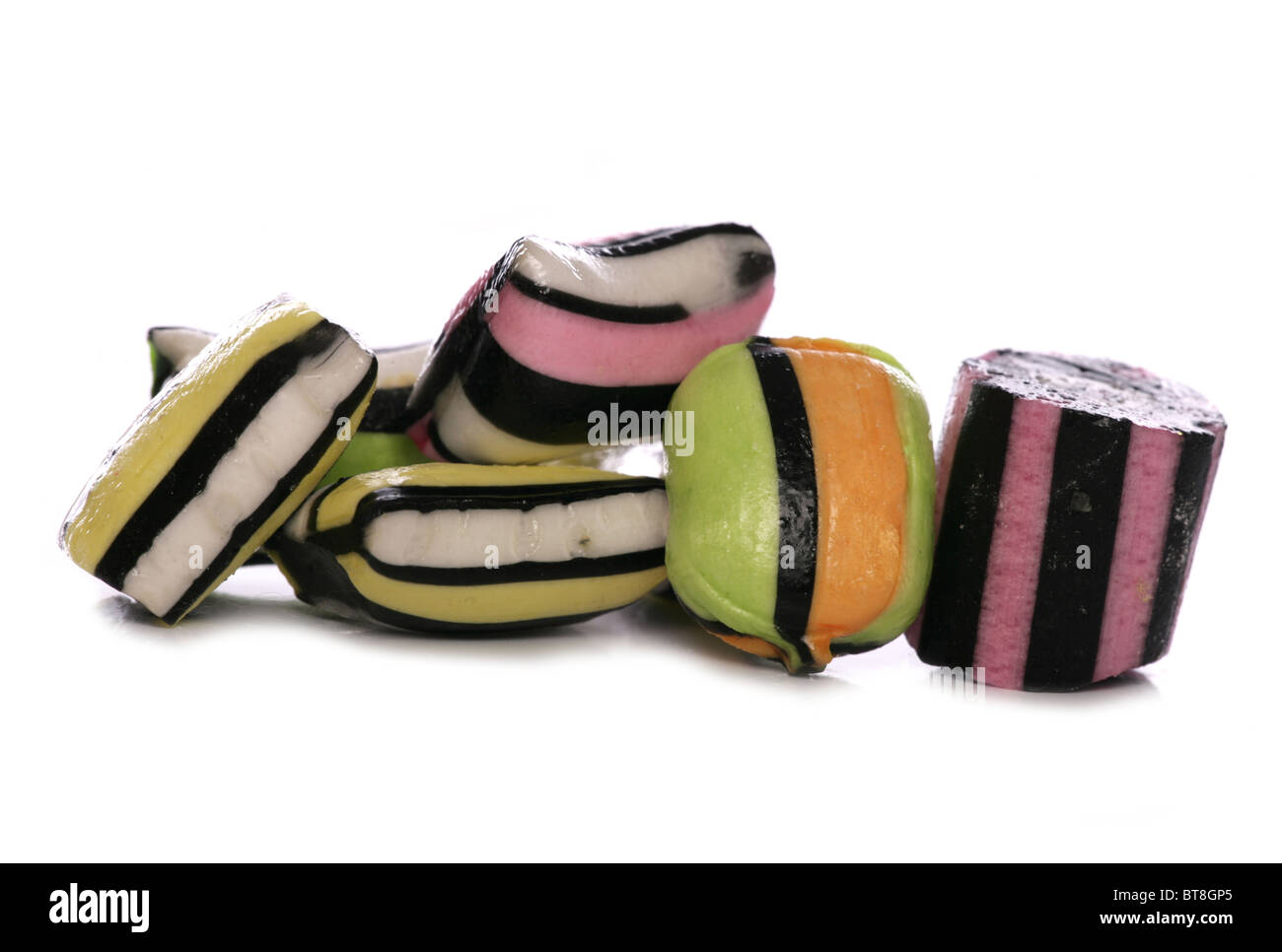 traditional boiled sweets studio cutout Stock Photo - Alamy