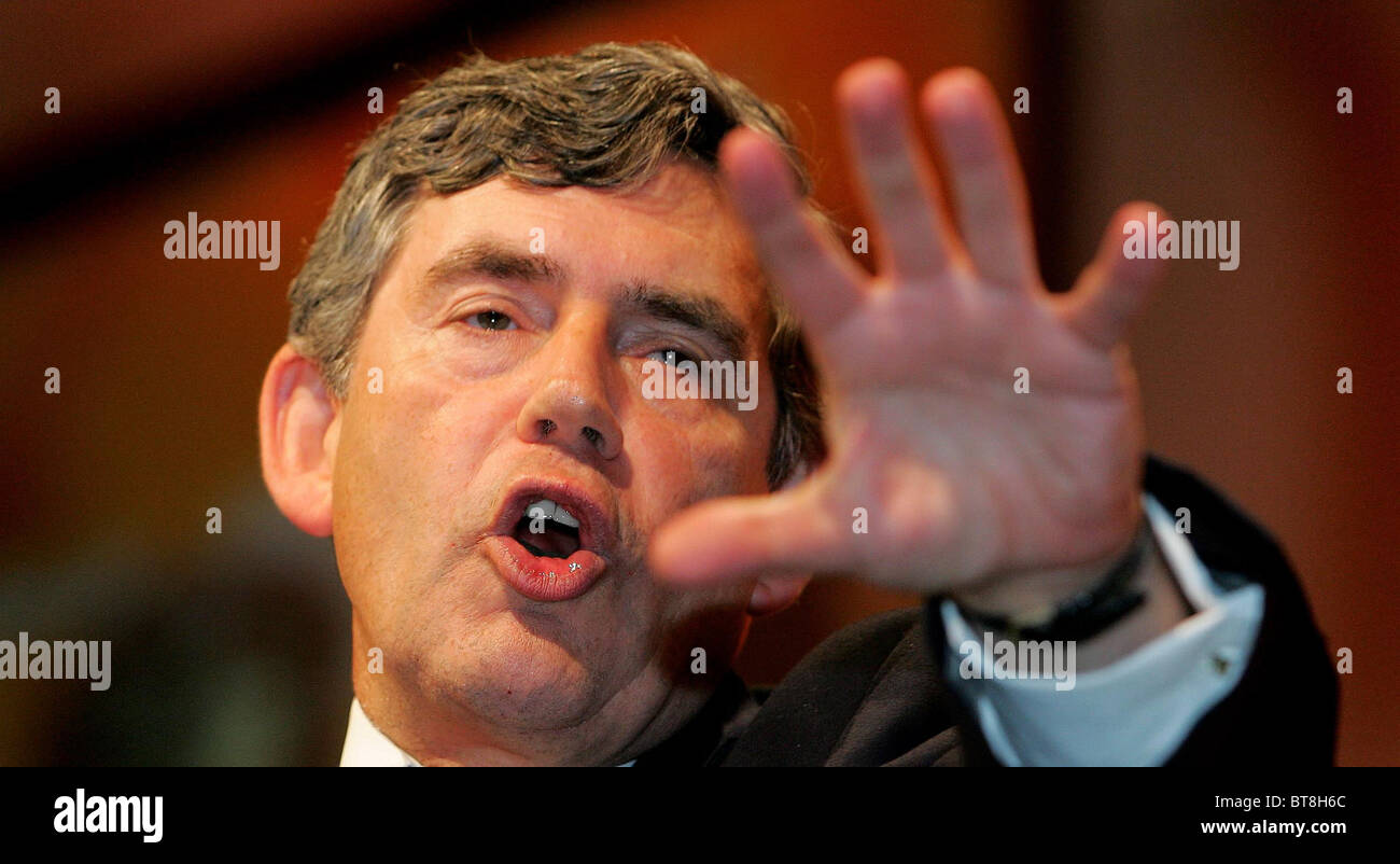 New british prime minister gordon brown hi-res stock photography and ...