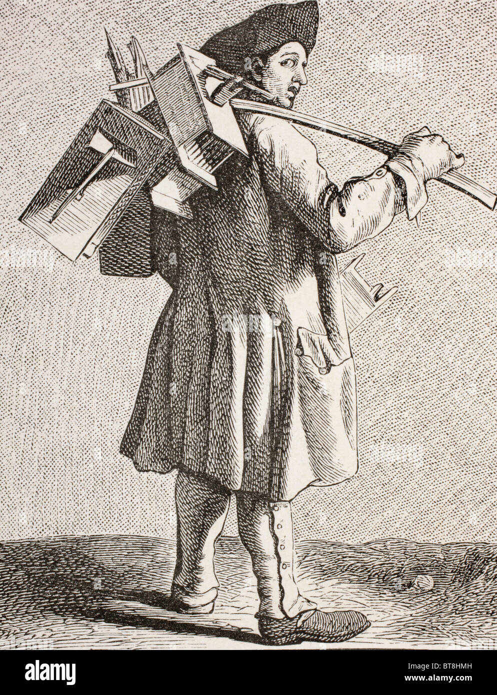 A rat catcher with his traps in 18th century Paris Stock Photo - Alamy