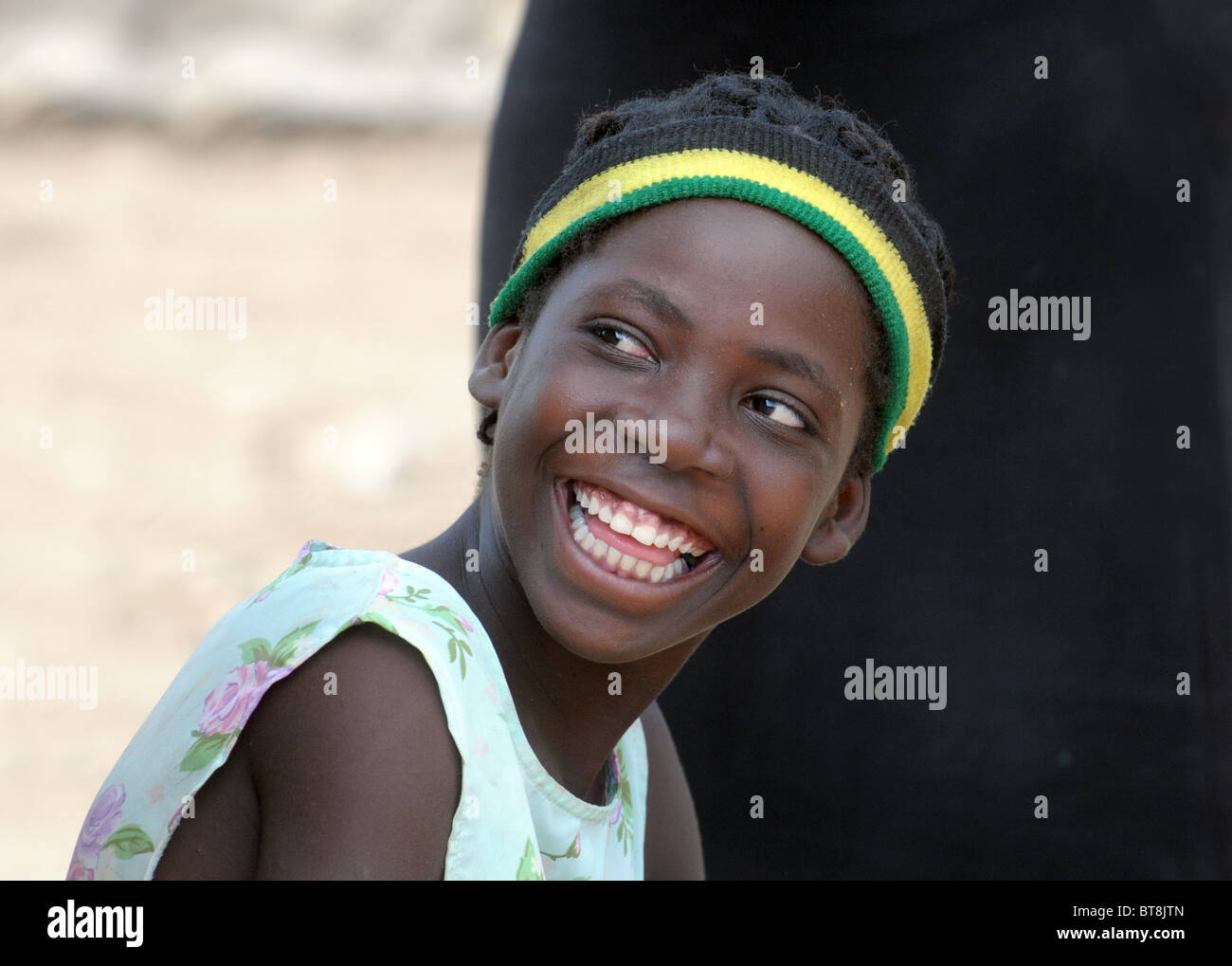 Young Haitian girl Stock Photo - Alamy