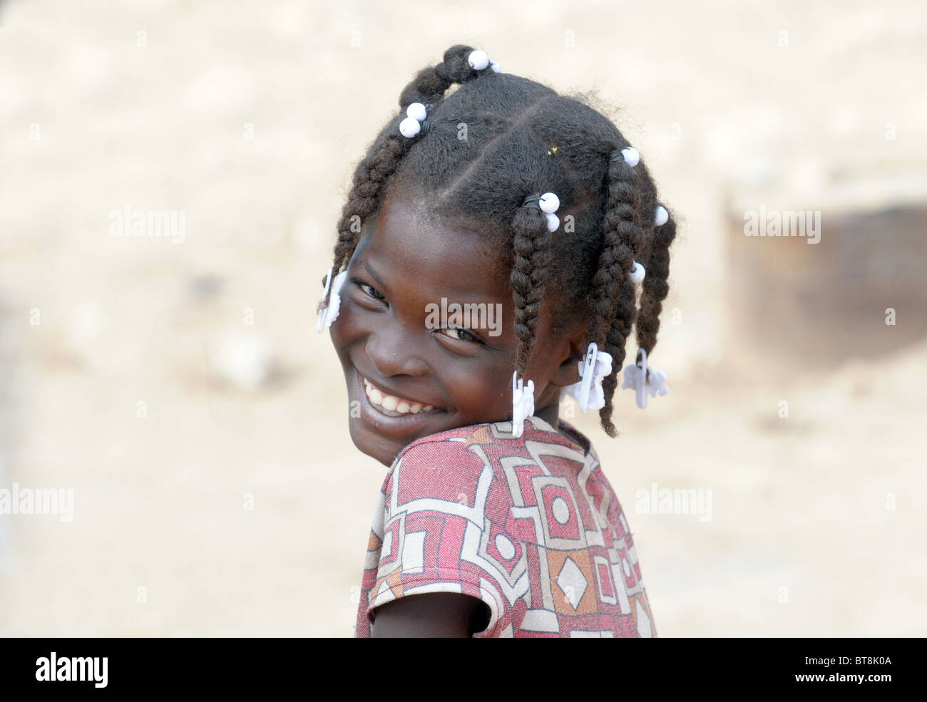 Young Haitian girl Stock Photo - Alamy