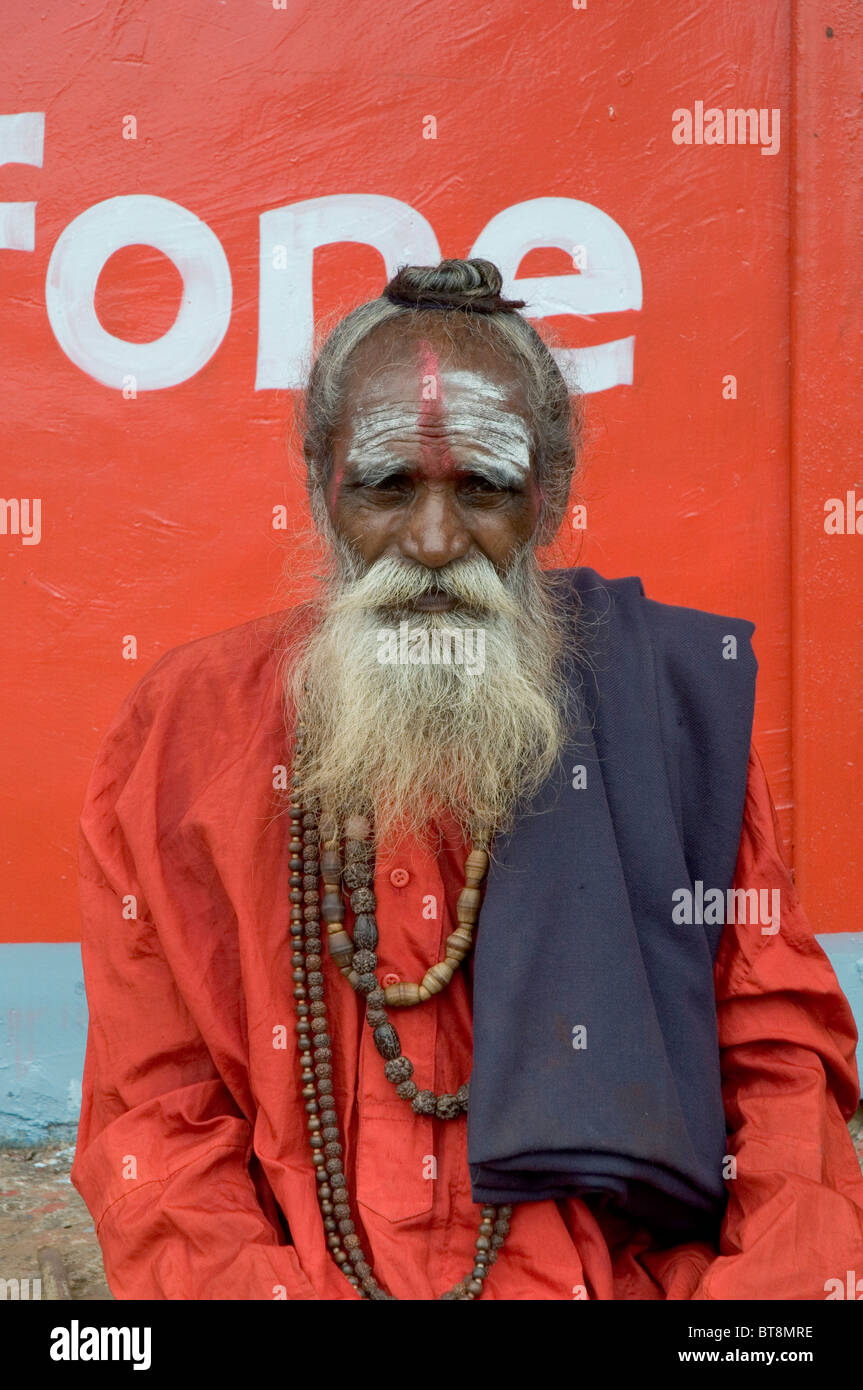 Traditionally dressed Indian man, Goa Stock Photo - Alamy
