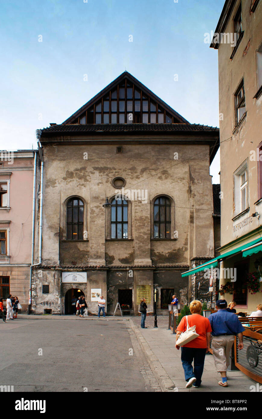 High Synagogue in Cracow Stock Photo - Alamy
