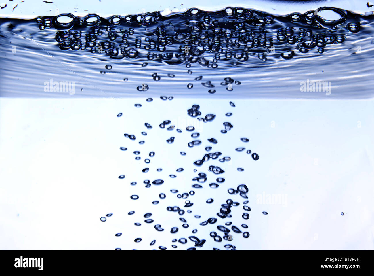 Water with bubbles Stock Photo - Alamy