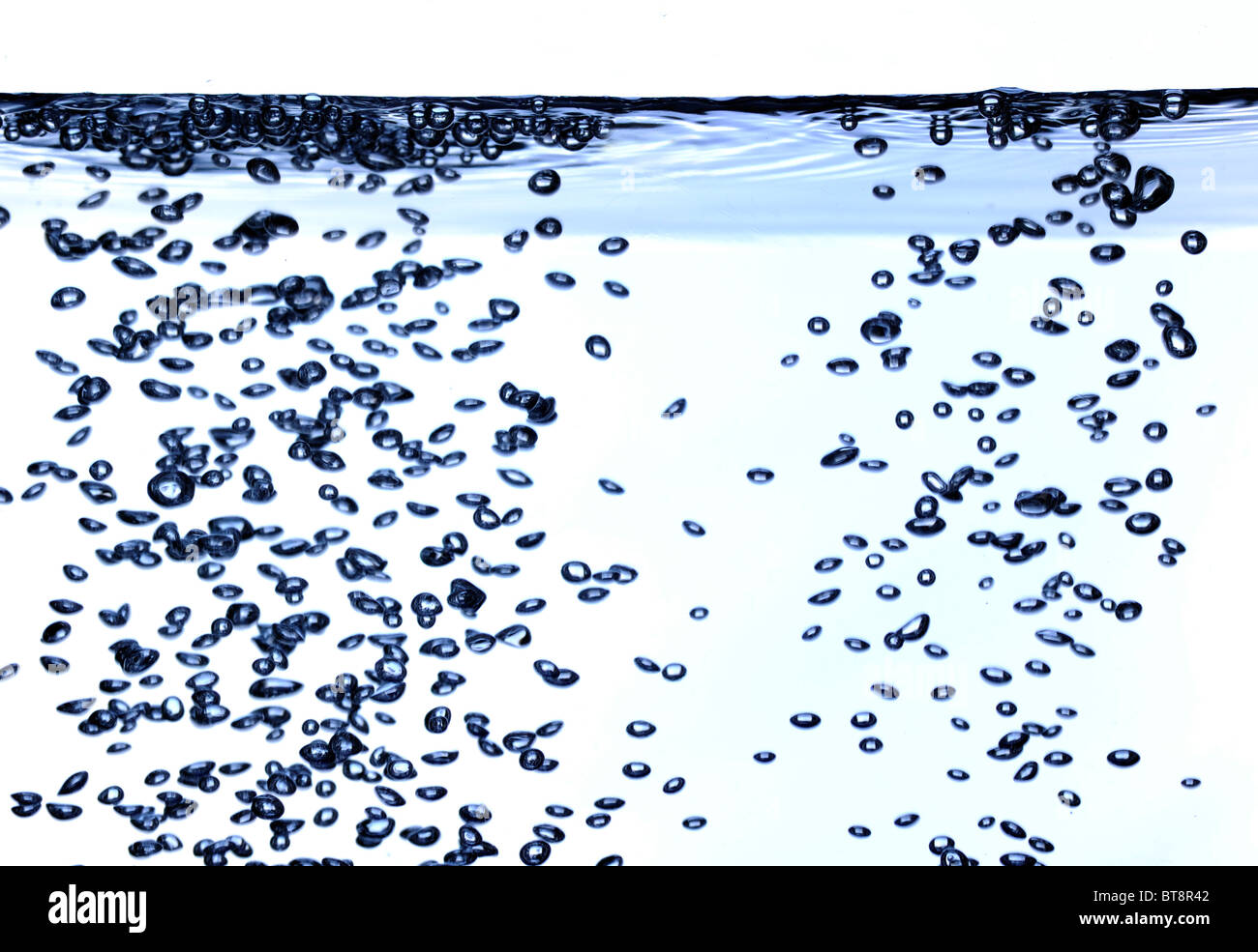 Water with bubbles Stock Photo - Alamy
