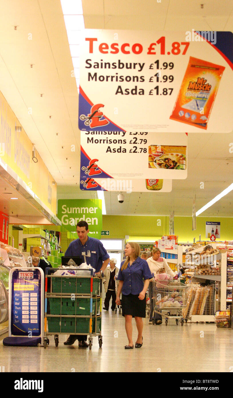 General view inside a Tesco Supermarket. Picture by James Boardman ...