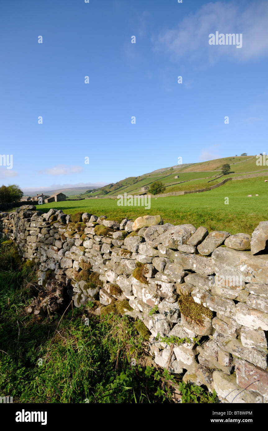 Muker in Upper Swaledale - Yorkshire Dales National Park Stock Photo ...