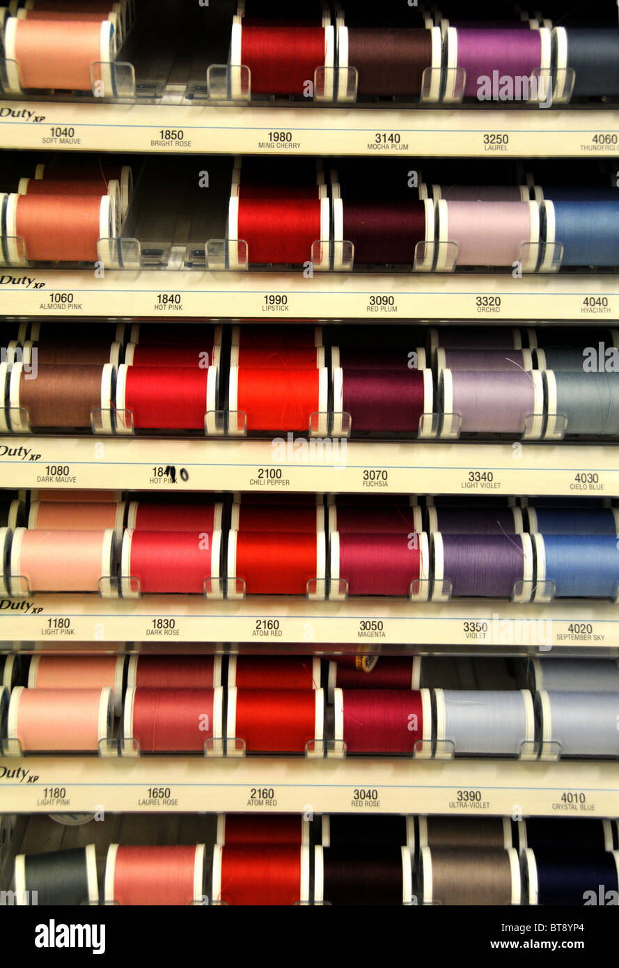 Spools of thread Stock Photo - Alamy