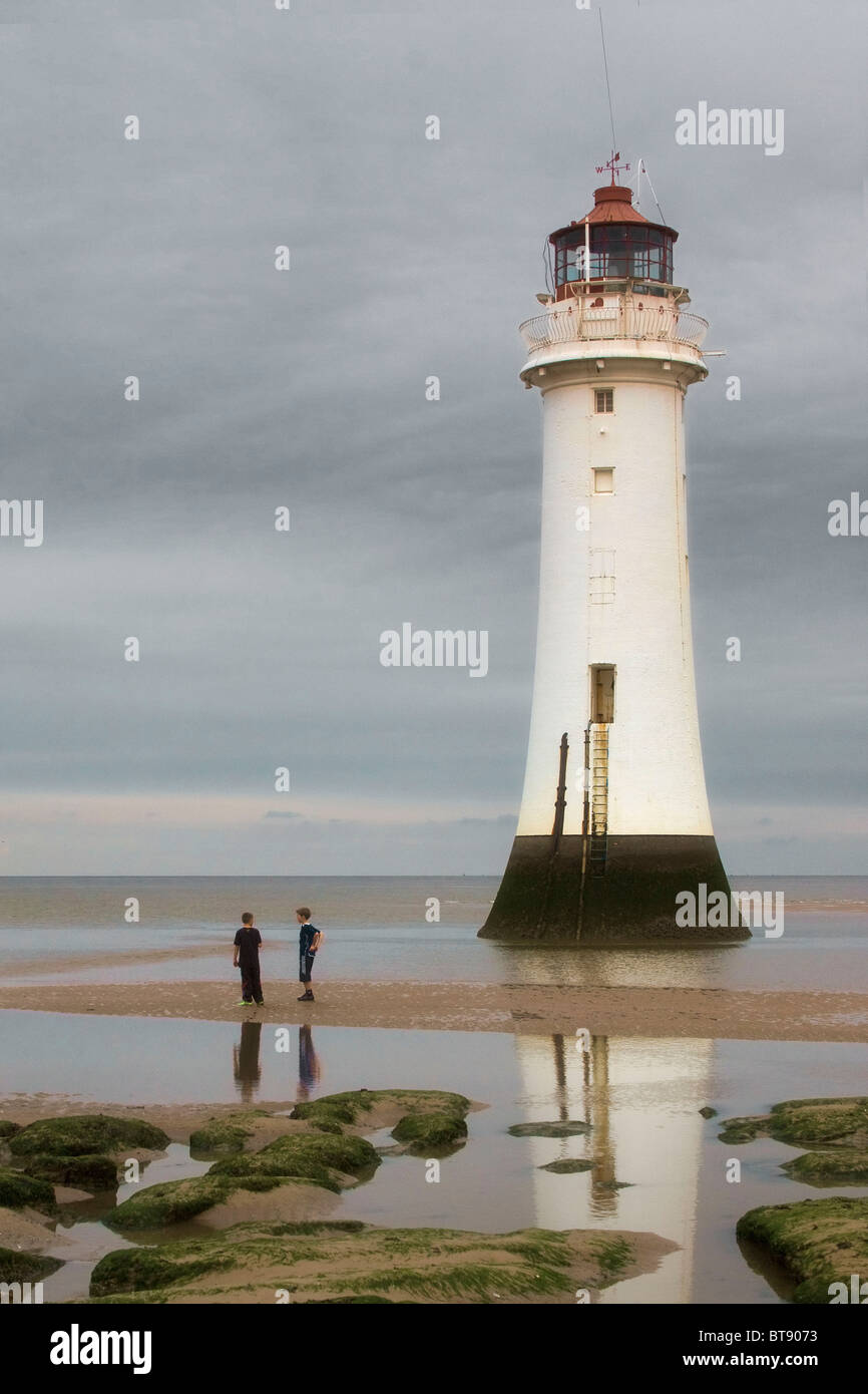 Perch Rock Lighthouse Stock Photos & Perch Rock Lighthouse Stock Images ...