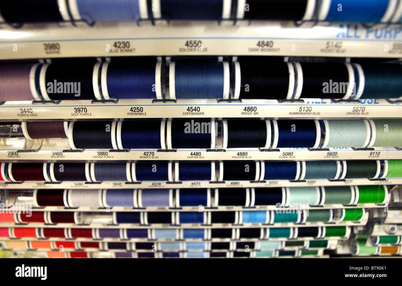Spools of thread Stock Photo - Alamy