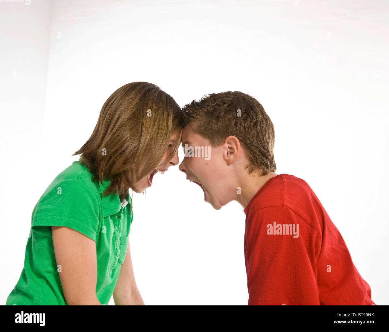 Children mad at each other hi-res stock photography and images - Alamy