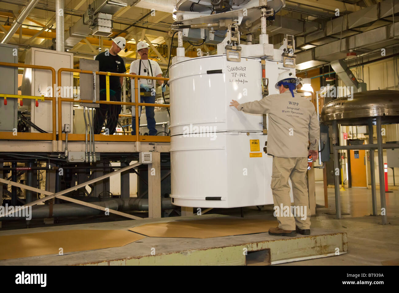 Nuclear Waste Burial at Waste Isolation Pilot Plant Stock Photo - Alamy