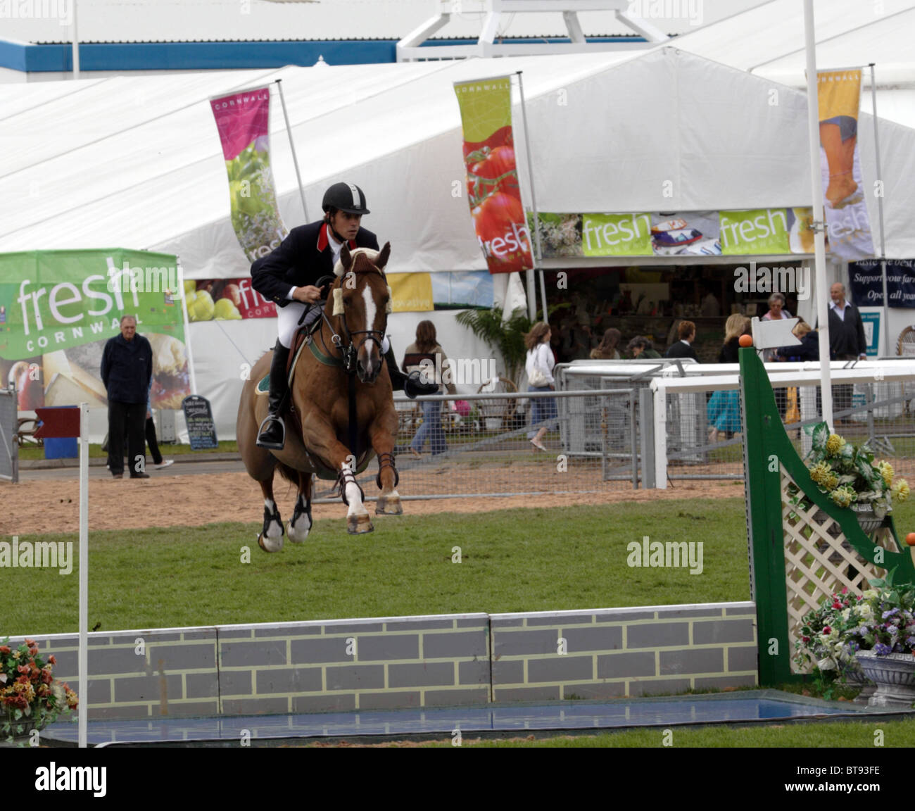 showjumping at Stoneleigh Stock Photo - Alamy
