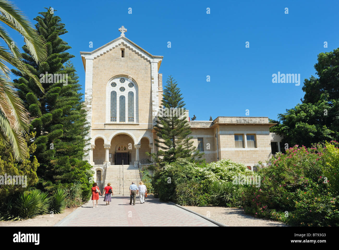 Church in the monastery Latrun Stock Photo - Alamy