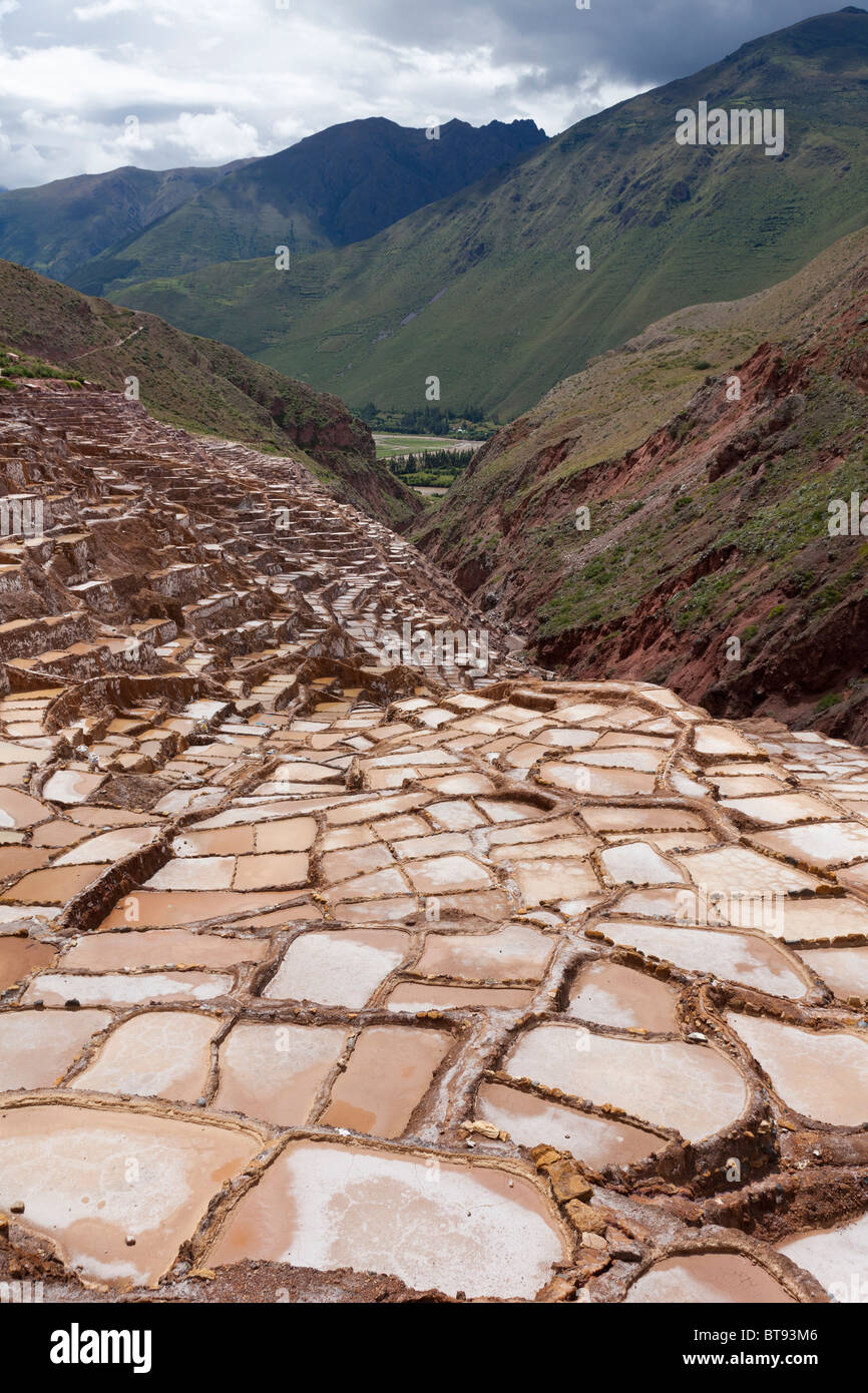 Salt mines of Mara, Peru, South America Stock Photo - Alamy