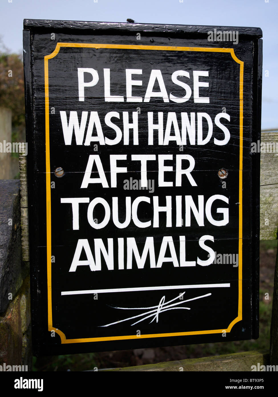 Wash Hands After Use Sign