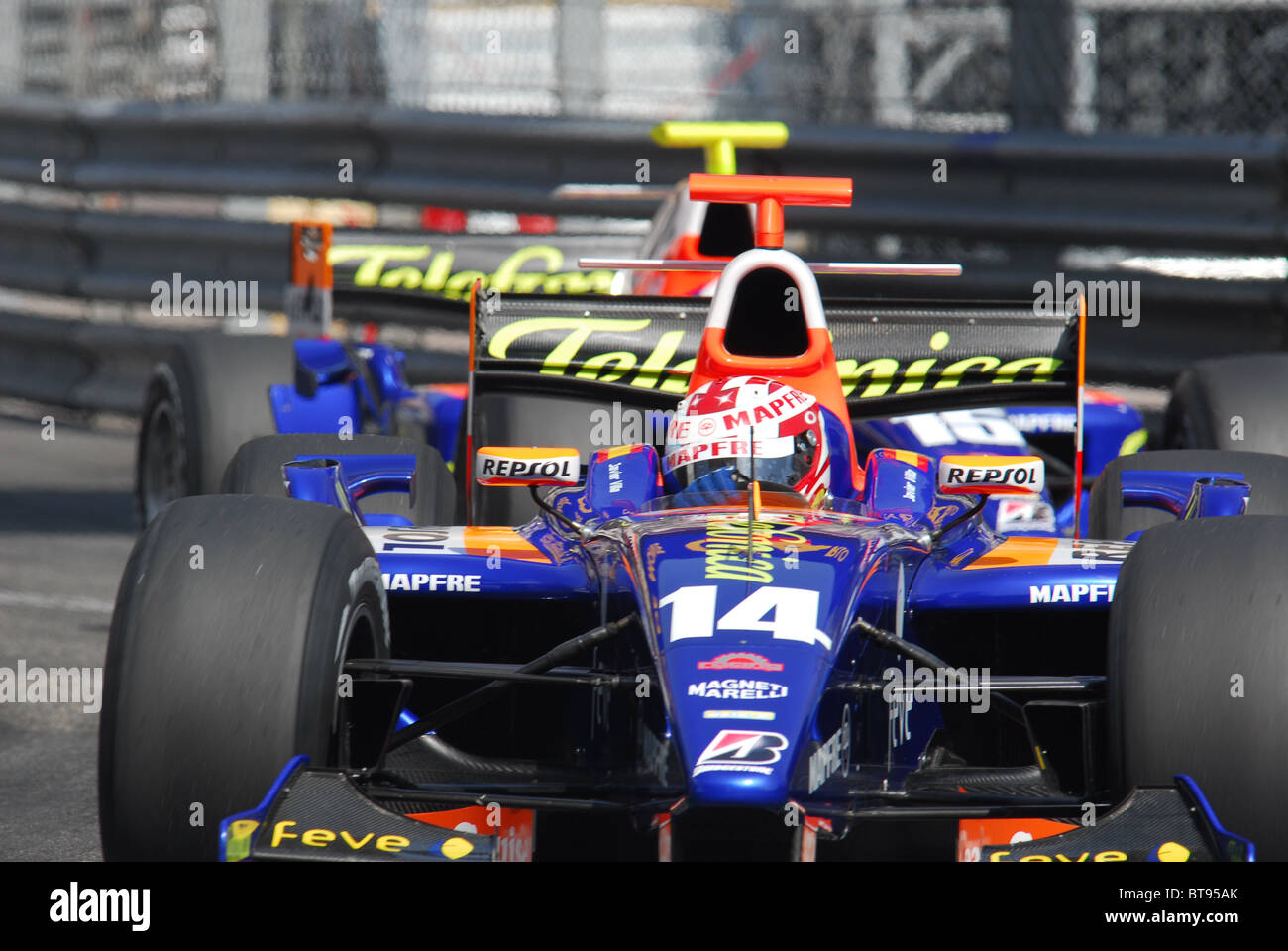 GP2 Monaco Friday practice 2008 Stock Photo - Alamy