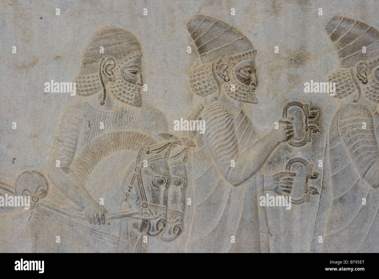 Ancient persian carving in persepolis hi-res stock photography and ...