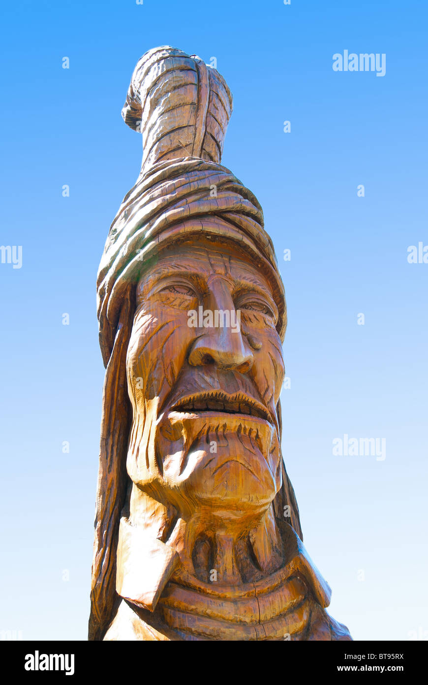 "Sequoyah" statue # 63 by Peter Wolf Toth, Cherokee Indian Museum in ...