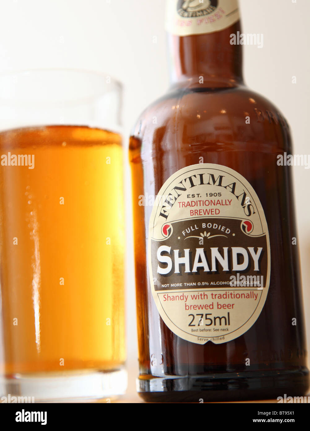 A bottle of Fentimans shandy Stock Photo - Alamy