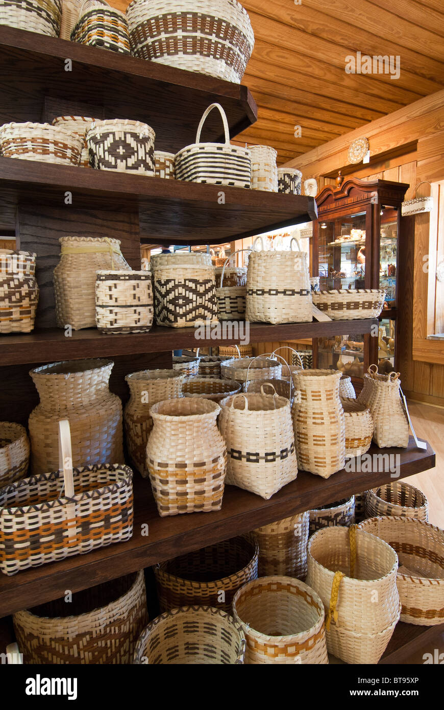 Cherokee Indians best known handicrafts are their river cane, white oak ...