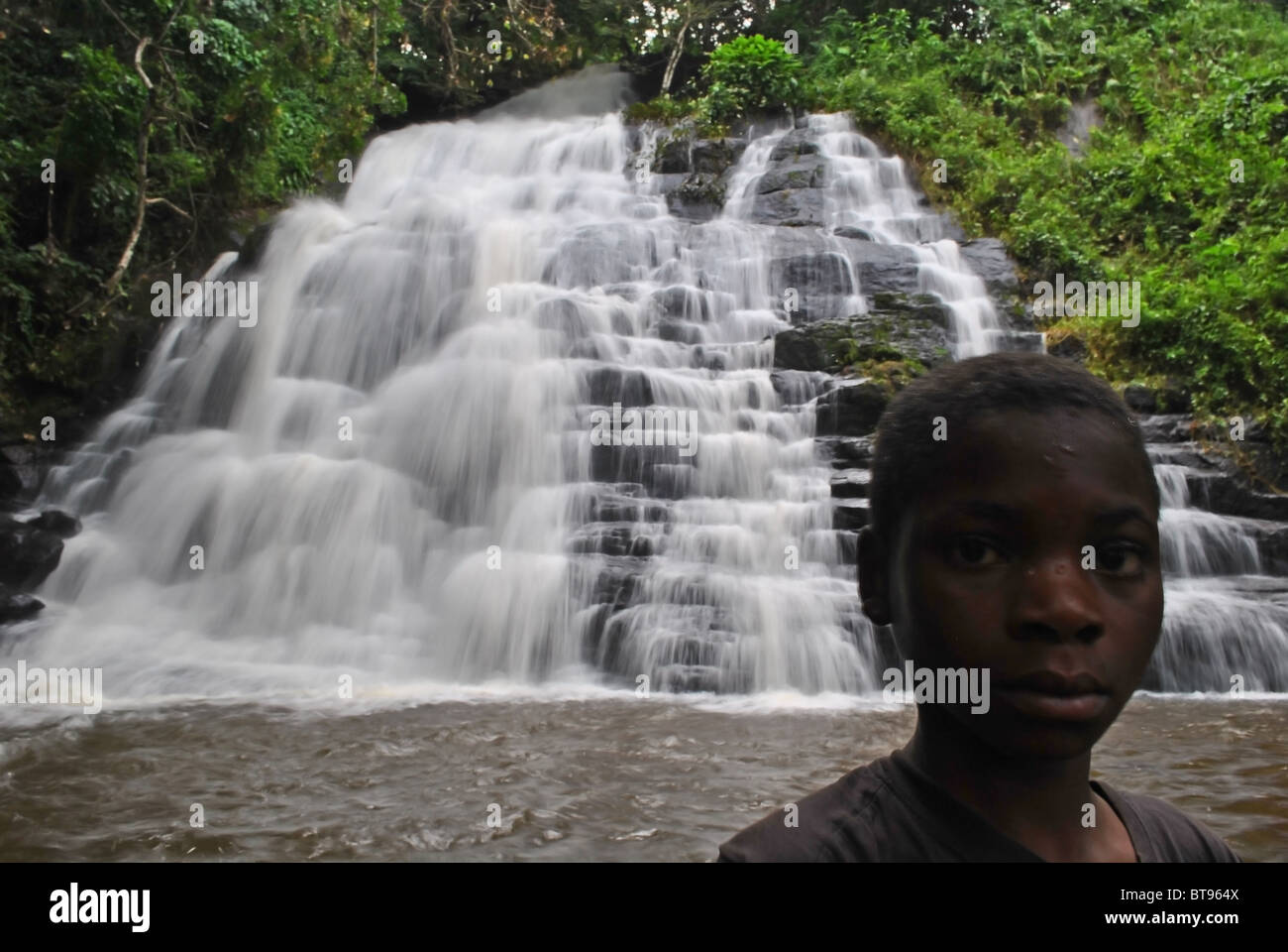 Water natural beauty tourist attraction les cascades de man hi-res ...