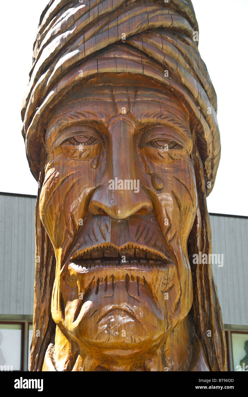 "Sequoyah" statue # 63 by Peter Wolf Toth, Cherokee Indian Museum in ...