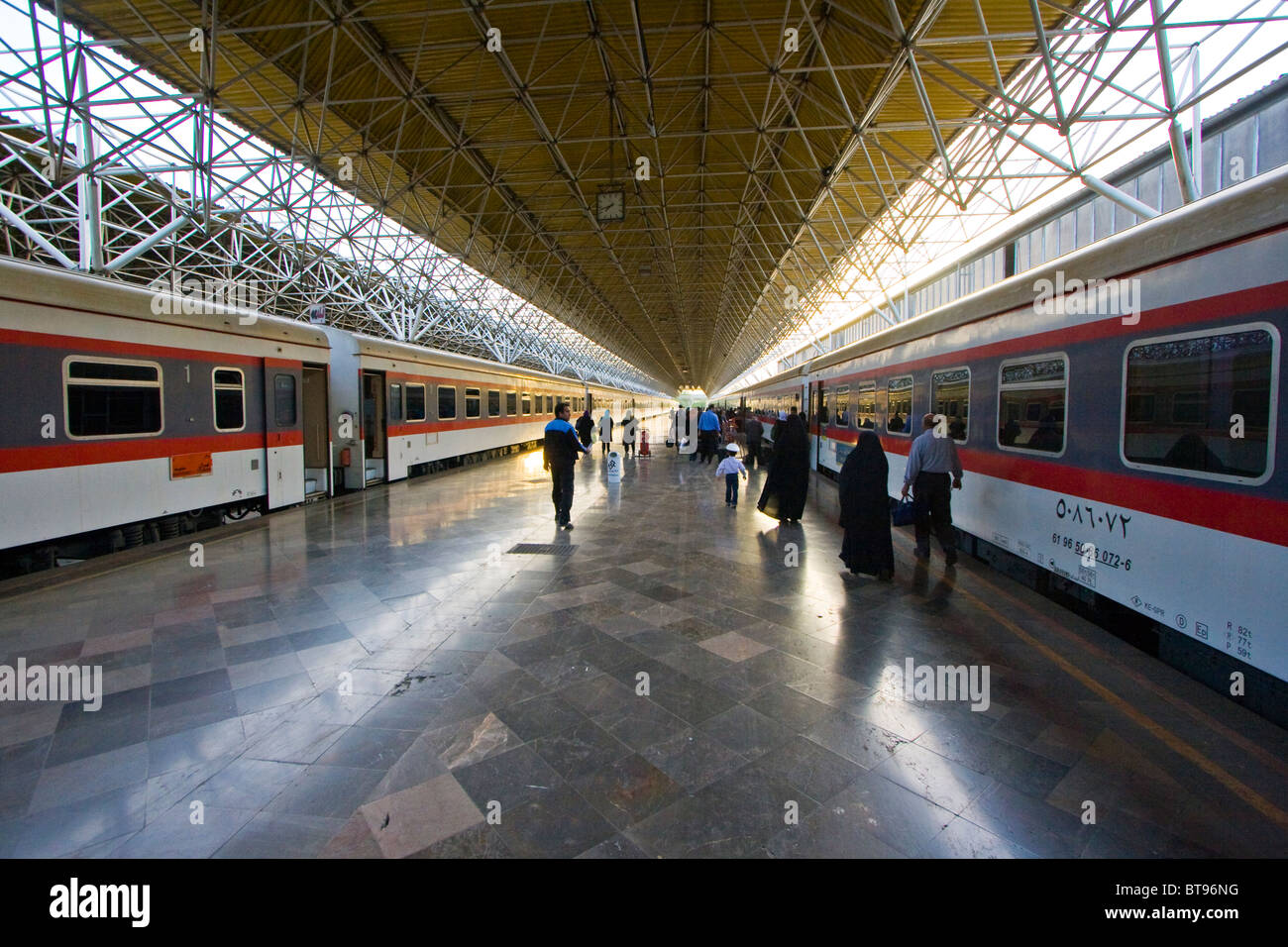 Tehran Central Railway Station in Tehran Iran Stock Photo - Alamy