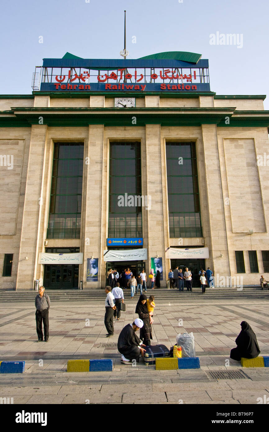 Tehran Central Railway Station in Tehran Iran Stock Photo - Alamy
