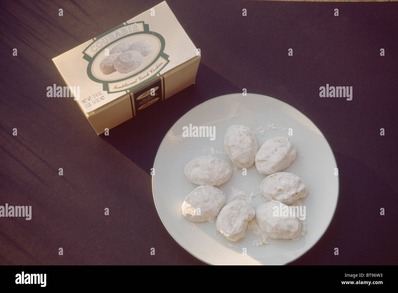 Greece Kourabies Easter Biscuits With Almonds Traditional Greek ...