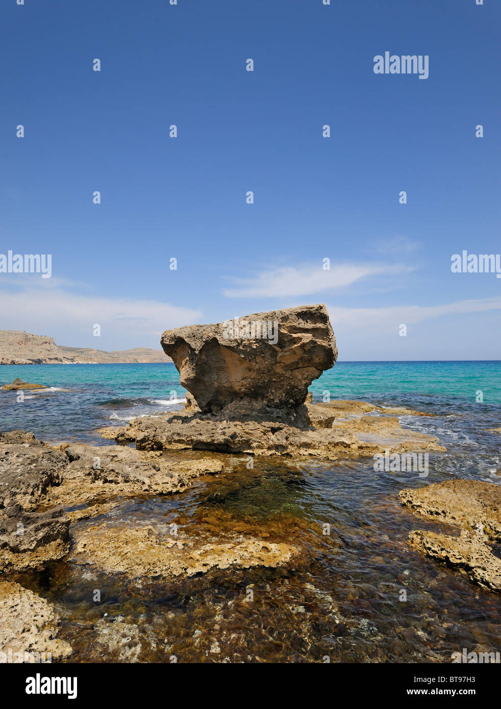 Malona Bay, Charaki, Rhodes, Greece, Europe Stock Photo - Alamy