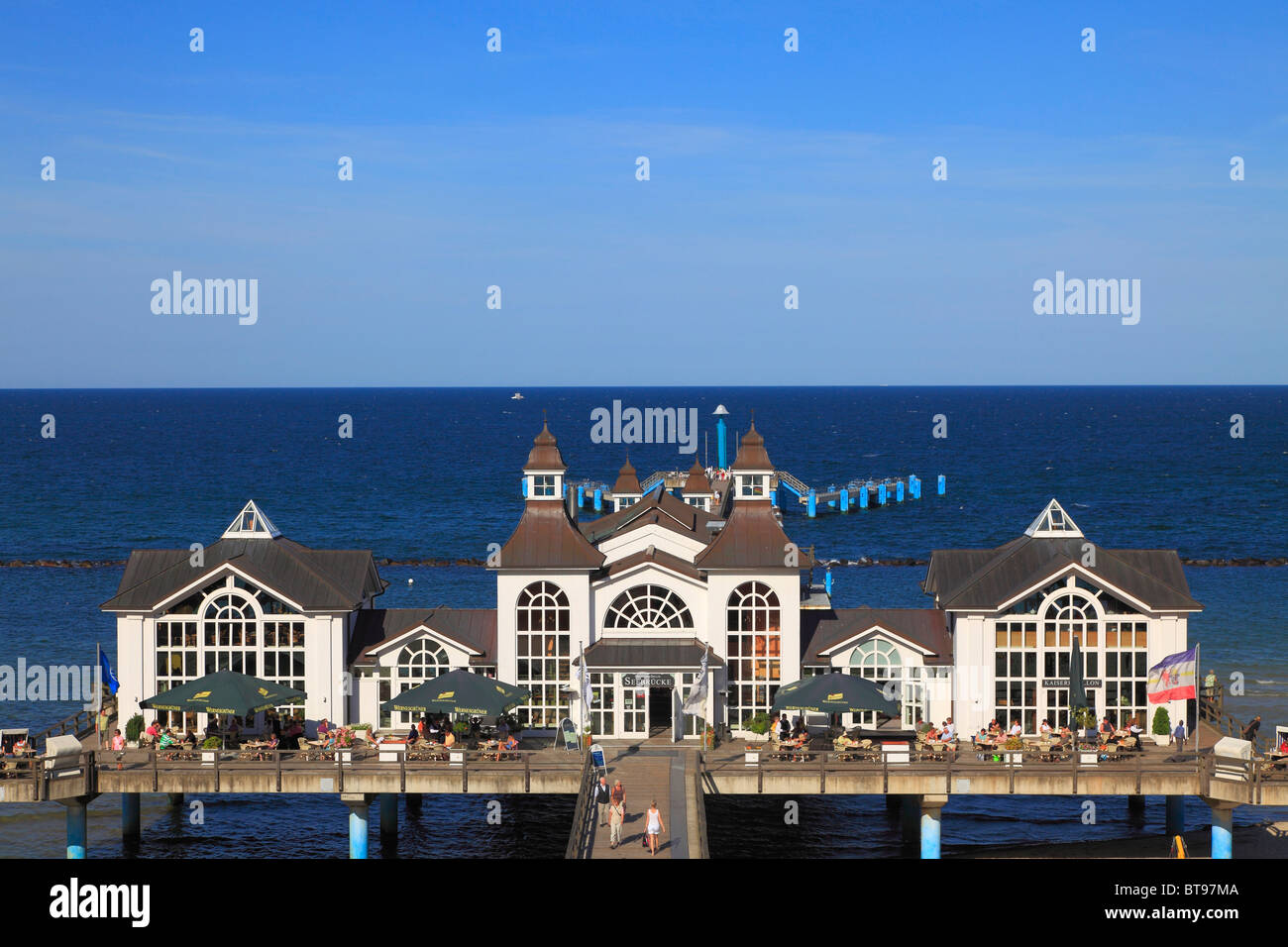 Sellin Pier, Ruegen, Mecklenburg-Western Pomerania, Germany, Europe ...