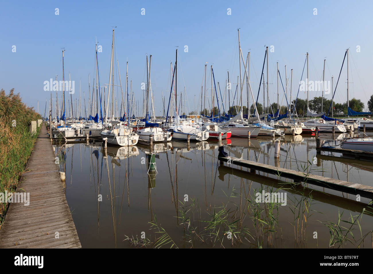 Rust marina, Lake Neusiedl, Burgenland, Austria, Europe Stock Photo - Alamy