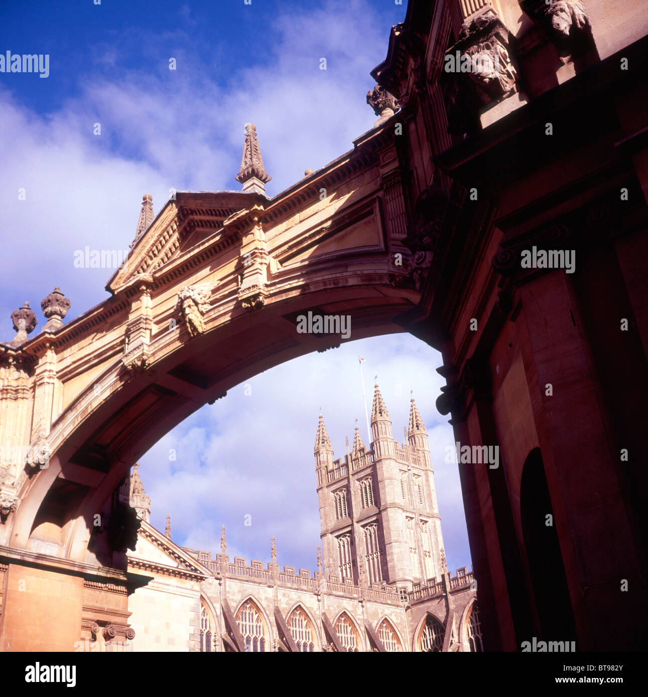 Abbey architecture arch england hi-res stock photography and images - Alamy