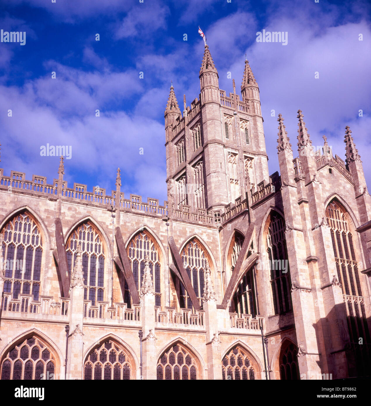 Abbey church building Bath England Stock Photo - Alamy