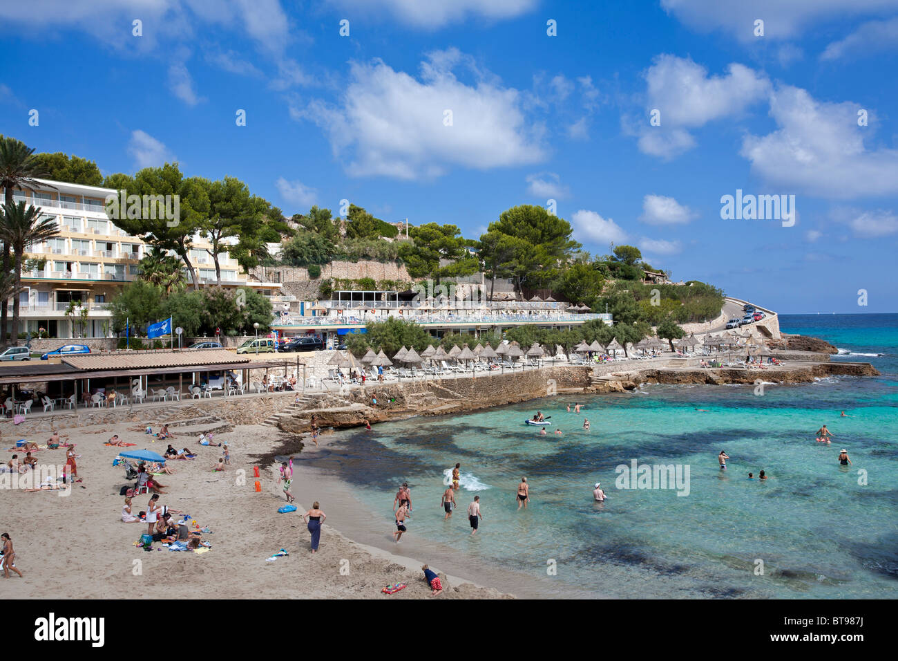 Cala Molins beach. Cala Sant Vicenç. Mallorca Island. Spain Stock Photo ...
