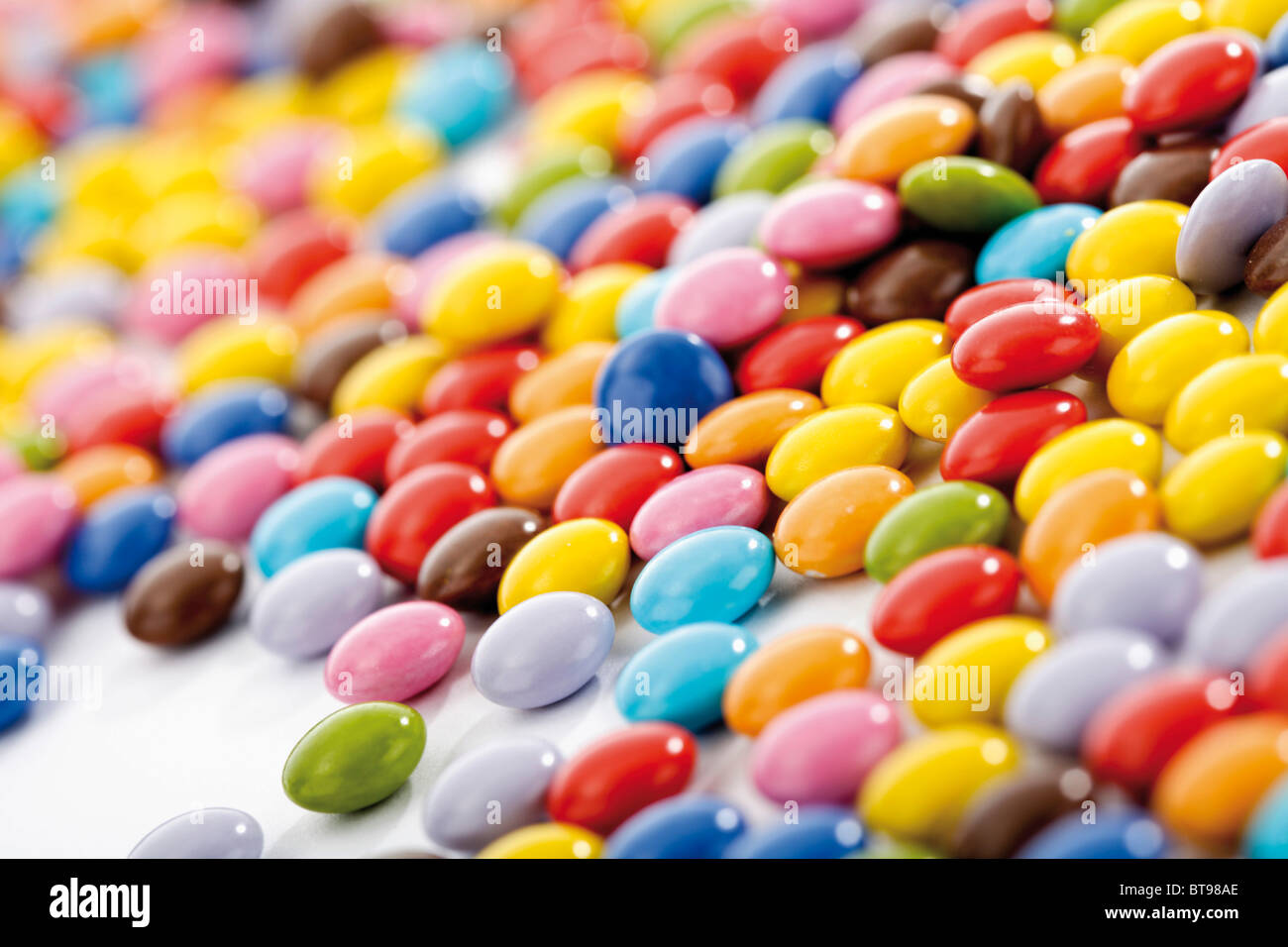 Colourful chocolate candies Stock Photo - Alamy