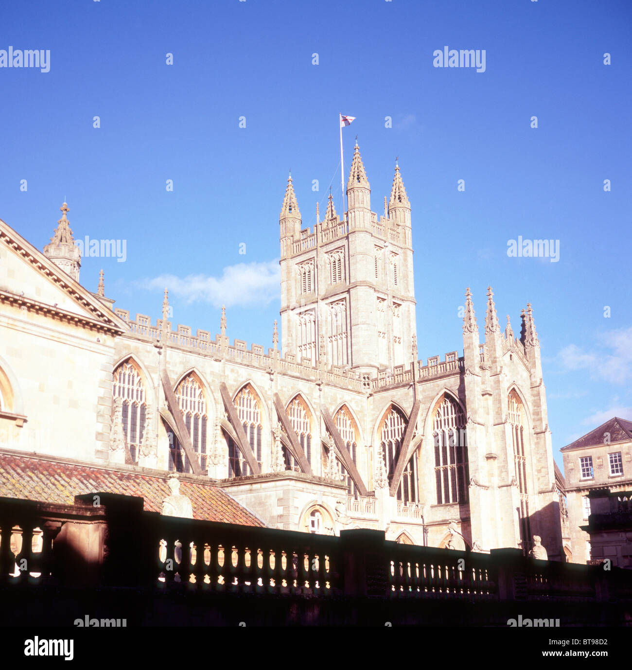 Abbey church building Bath England Stock Photo - Alamy