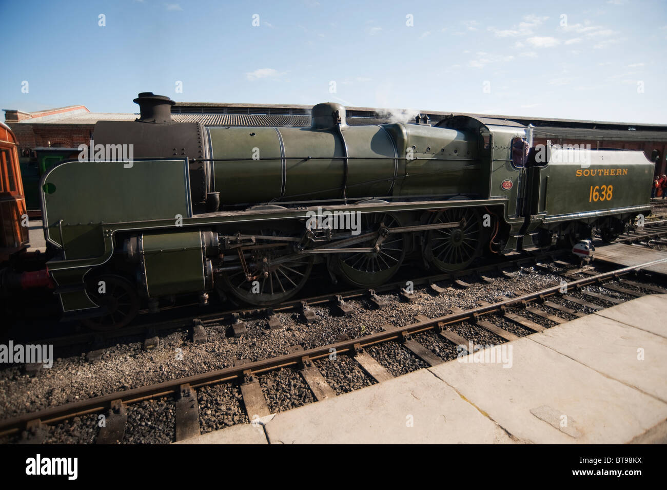Southern Railway U Class Locomotive, 1638, Bluebell Railway, Sussex ...