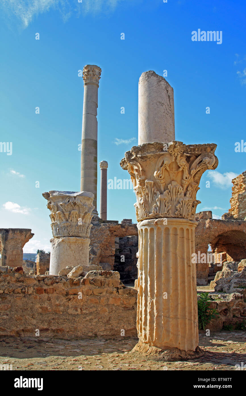 Roman ruins site of ancient carthage hi-res stock photography and ...