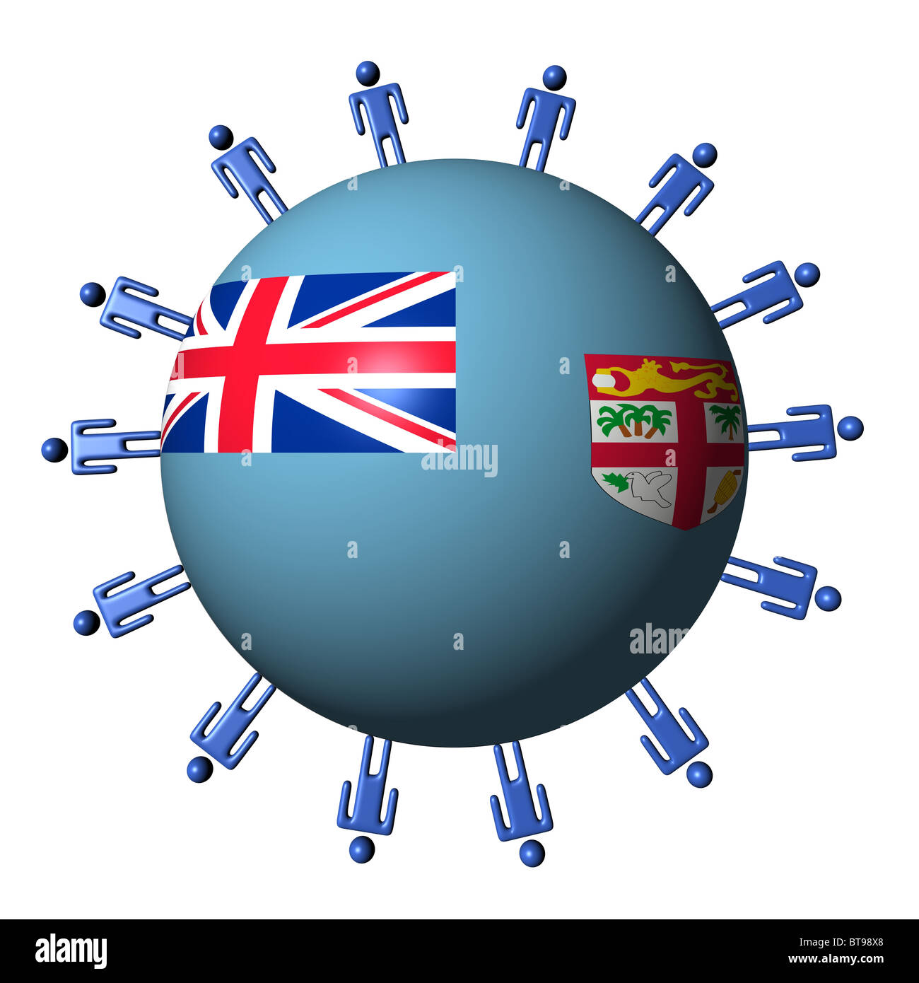 Flags Sphere Clipart Outline