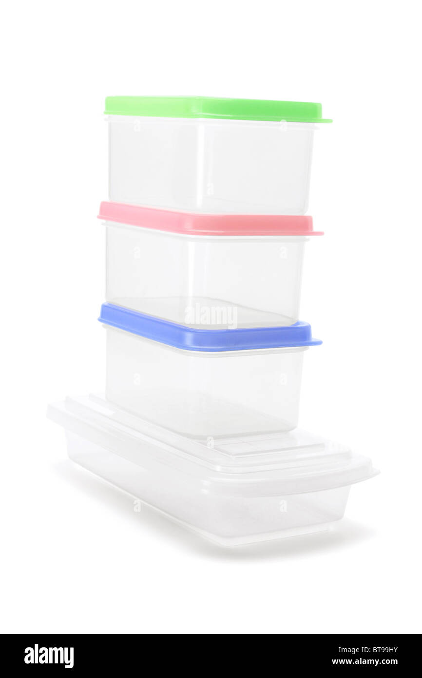Tupperware boxes pile hi-res stock photography and images - Alamy